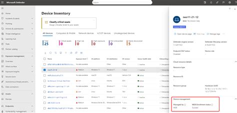 use intune to manage microsoft defender settings on devices that aren t