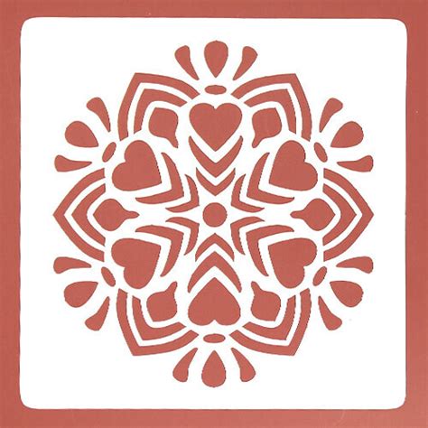 스텐실 도안 만다라 B 08 092 특별한공예샵