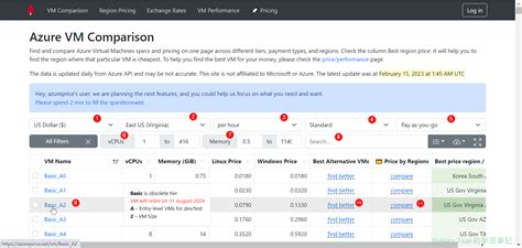 使用 Azure Vm Comparison 來找出類似規格的 Vm Alan Tsai 的學習筆記｜a Microsoft Mvp