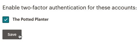 Set Up Two Factor Authentication With SMS Mailchimp