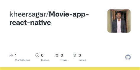 GitHub Kheersagar Movie App React Native
