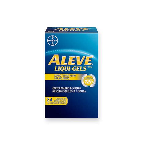 Aleve Liquid Gels Distribuidora Aracazu