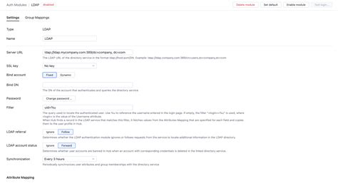 Ldap Auth Module Youtrack Cloud Documentation