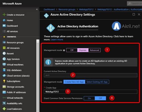 Protéger Laccès à Votre Azure Web App Par Authentification Akril Net