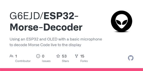 Esp32 Morse Decoderesp32morsecodedecodero At Master · G6ejd