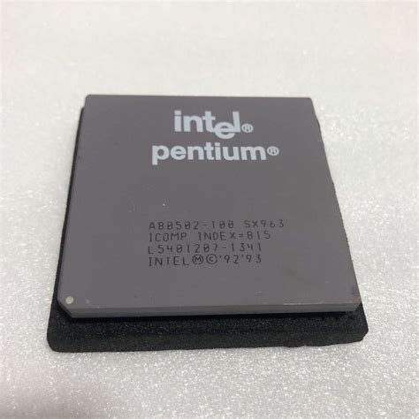 Yahoo オークション Intel Pentium 100mhz A80502 100 第2世代