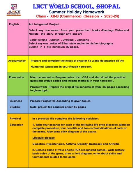 class xii summer holiday hw 2023 24 pdf pdf