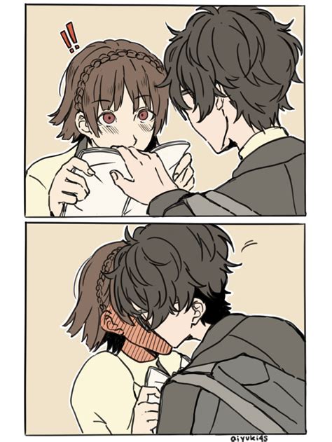 Amamiya Ren And Niijima Makoto Persona And 1 More Drawn By Aiyukii4s