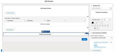 Trigger Screen Actions With A Click Of A Button By Using The Action Button Component