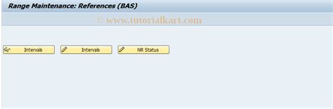 SA SAP Tcode Number Range Maintenance ADRVP