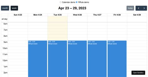 React Fullcalendar 4 0 Codesandbox