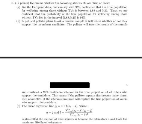 Solved 8 12 Points Determine Whether The Following