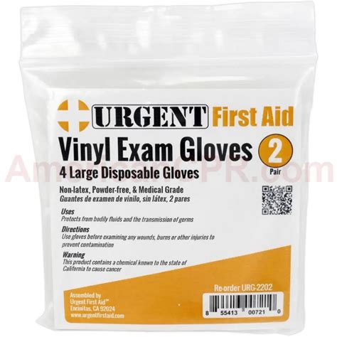 Vinyl Disposable Gloves 2 Pair Accurate Safety Distributors