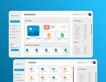 File Management Dashboard Ui Design Projects Photos Videos Logos Illustrations And