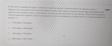 Solved 7 Consider A Directed Graph G With 90 Edges With The