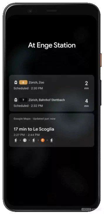 Images Reveal Android S Abandoned Intelligent Lock Screen Experience Android Central