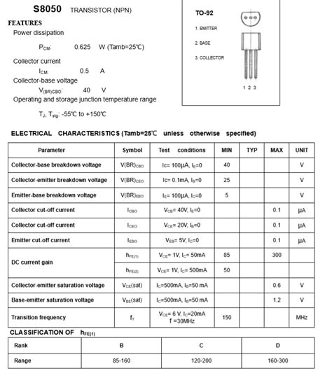 buy npn bipolar transistor to 92 s8050 online in india fab to lab