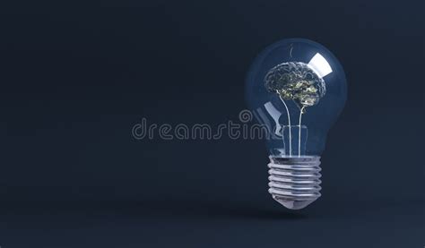 artificial intelligence concept lightbulb with human brain e learning