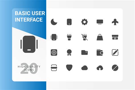 user interface icon pack isolated on white background for your web