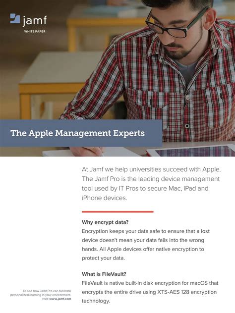 Enforcing Encryption On Mac And Ios Guide For Education Jamf