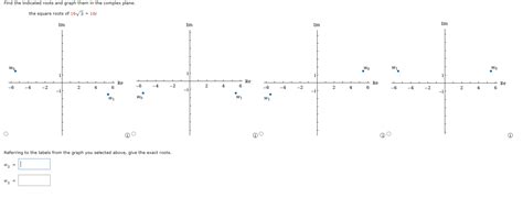 Find The Indicated Roots And Graph Them In The Chegg