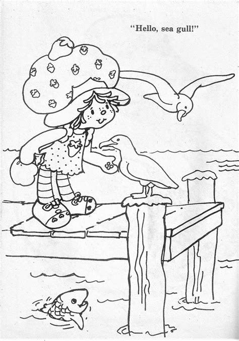 Toy Strawberry Shortcake Beach Coloring Book