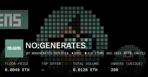 Nogenerates Collection Opensea