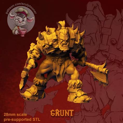 Grunt 3d Print Model Download Free Grunt 3d Print Model Download Free