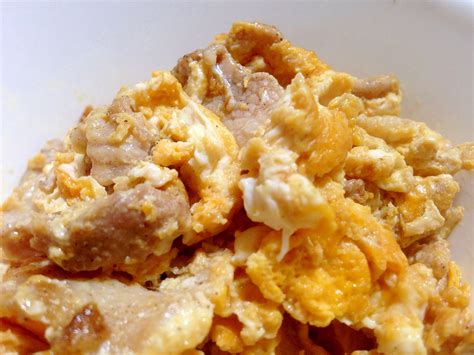 これだけでいいんだ！豚と卵の炒め物 誰でもカンタン♪我が家のおうちレシピ