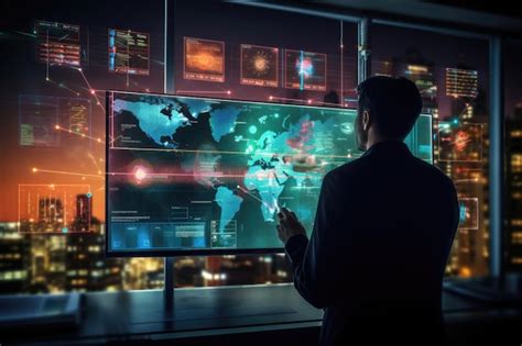 Data Visualization Technology For Analyzing Information With Machine Learning Premium Ai