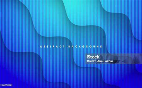 추상 파란색 그라데이션 동적 물결 모양의 그림자 질감 선 배경 Eps10 벡터 0명에 대한 스톡 벡터 아트 및 기타 이미지 0명 3차원 형태 가리기 Istock