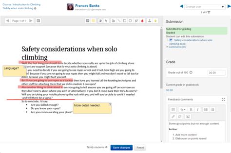 tow new assignment feedback and annotation tool digital learning