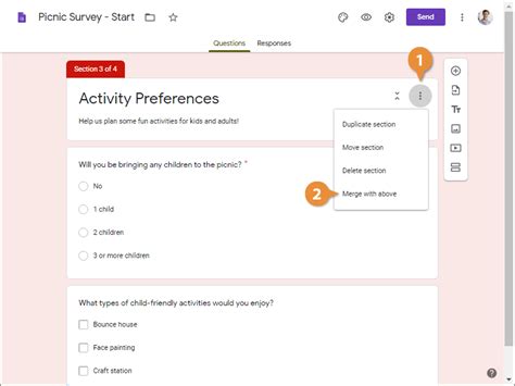Form Sections CustomGuide