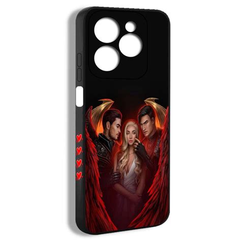 чехол для смартфона Подходит для Tecno Spark 20 Pro романтики люцифер и вики клуб Pxa26 купить