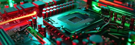 Premium Photo Modern Computer Motherboard And CPU Socket