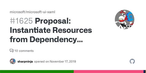 Winui Proposal To Use Dependency Injection In Xaml Resources R