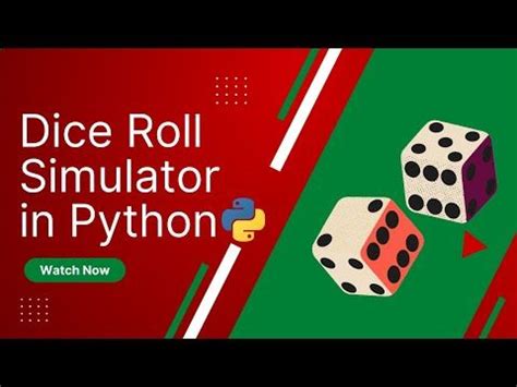 How To Make A Rolling Dice Simulator In Python Dice Simulator In
