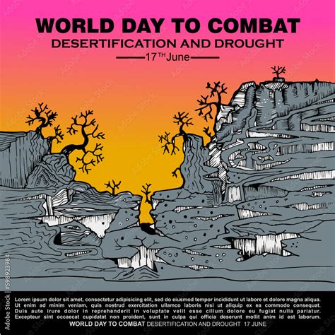 Poster World Day To Combat Desertification And Drought Poster And