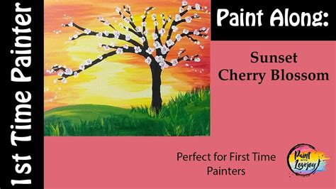 Easy First Time Painting Cherry Blossom Tree Step By Step Acrylic