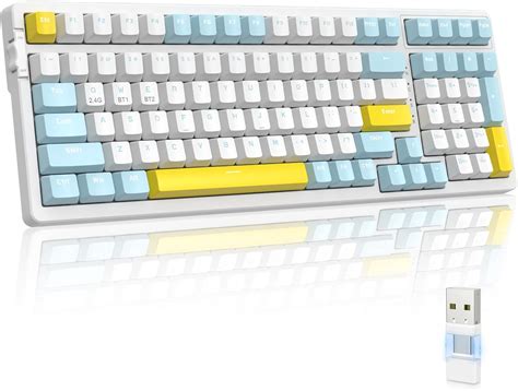 MAGIC REFINER RK96 Wireless Mechanical Keyboard Dual Mode 2 4G BT5 0 2 In 1 Receiver 100 Keys