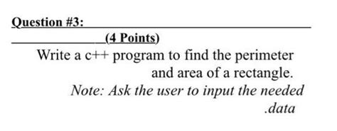 Solved Question Points Write A C Program To Find Chegg