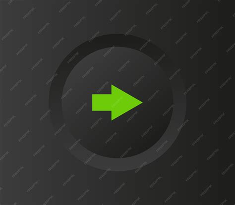 Botón De Flecha Vector Premium