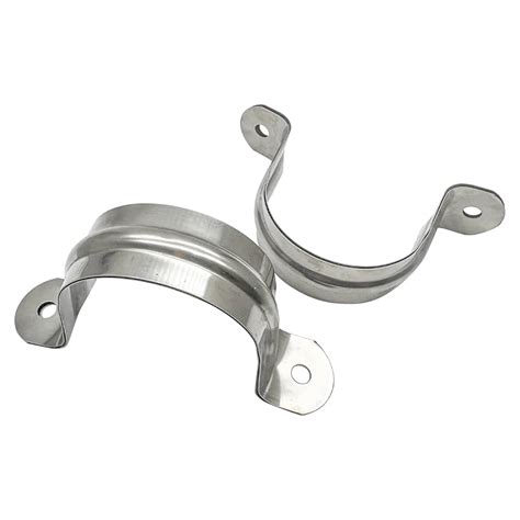 Two Hole U Bracket Metal Strap Clips Evaporator 20 Pcs Two Hole Strap U