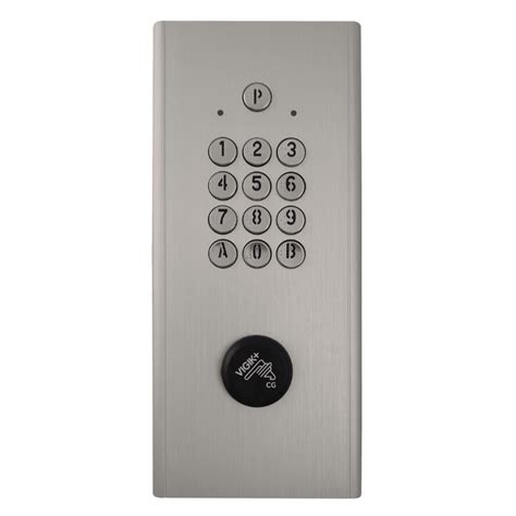 INTRATONE Clavier codé Haussmann 1 relais argent Confodis