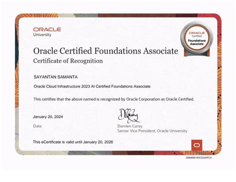 Sayantan Samanta On Linkedin Oraclecloudinfrastructure Oci Oraclefusion Oraclecloud