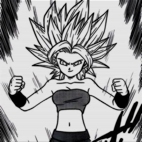Caulifla Icon Dbs Personagens De Anime Dragões Papel De Parede Pintura