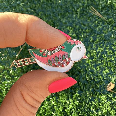 Birdie Womens Golf Ball Marker Birdie Girl Golf