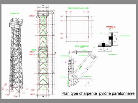 Typical Metal Structure Pylon In Autocad Cad 202 Mb Bibliocad