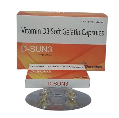 Vitamin D3 60 000 Iu Soft Gelatin Capsules At Best Price In Dhandhuka