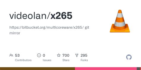 github videolan x265 multicoreware x265 git